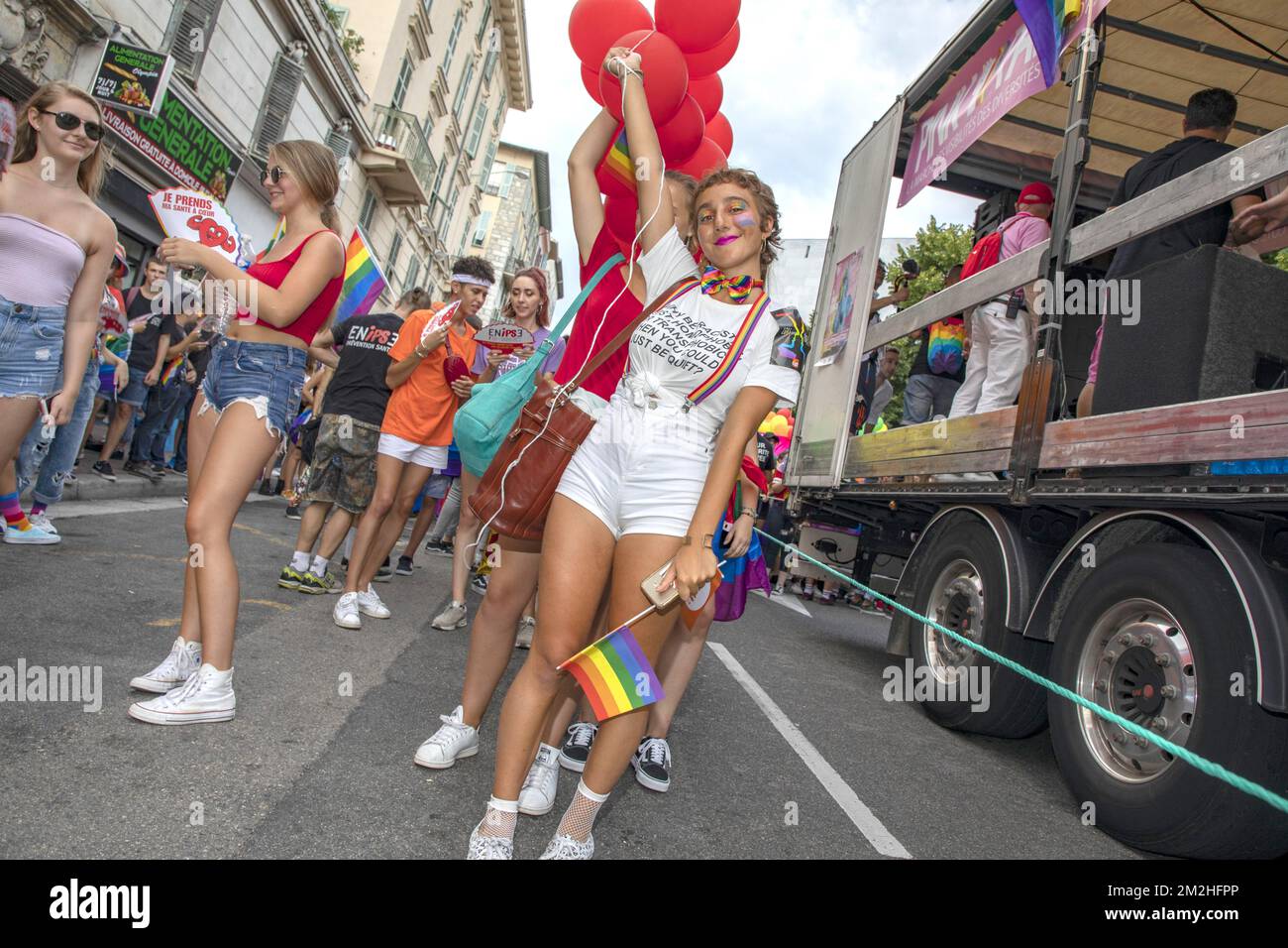 The Pink Parade again in the streets of Nice since the attack of 14 ...