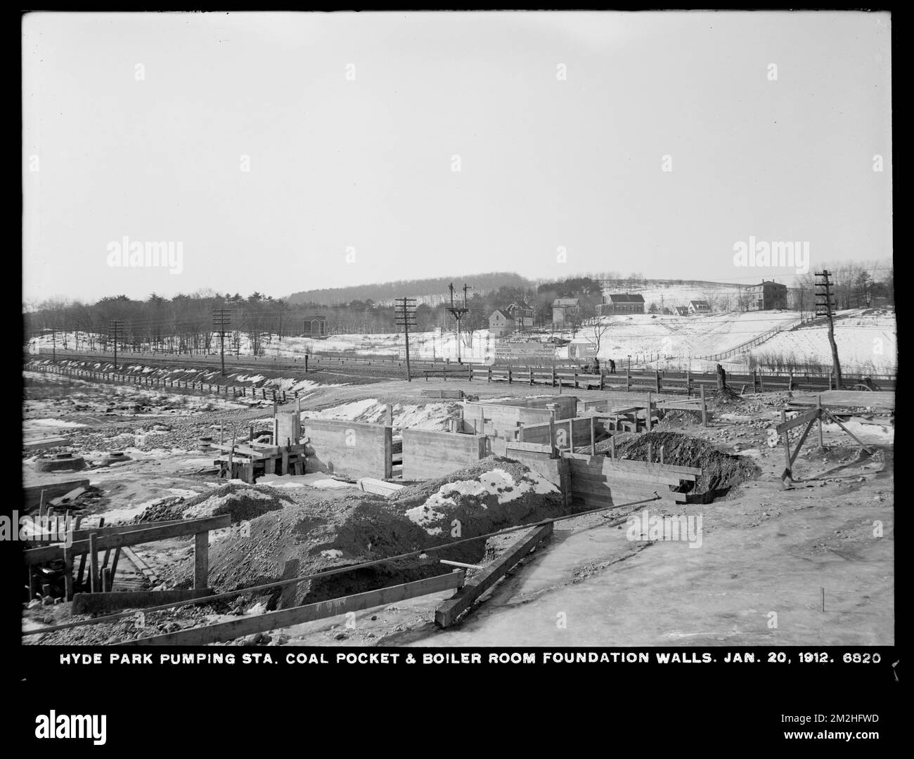 Distribution Department, Hyde Park Pumping Station, coal pocket and ...