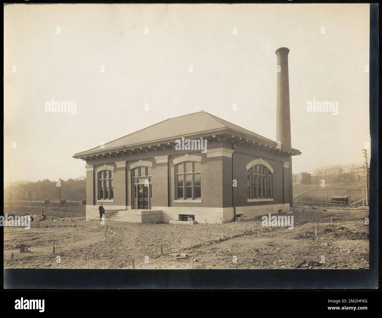 Distribution Department, Hyde Park Pumping Station, from the northeast ...
