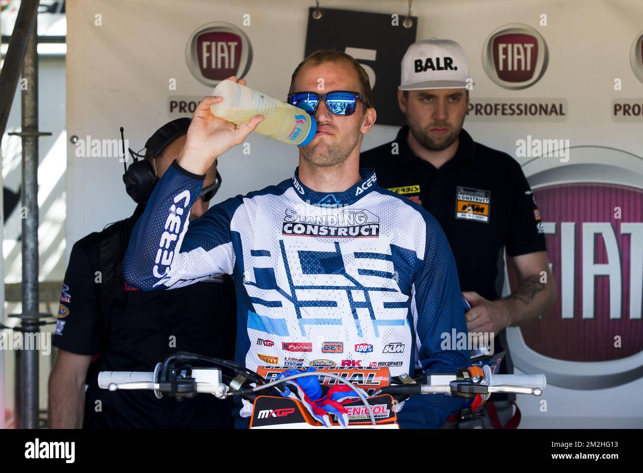 Belgian Kevin Strijbos pictured before the motocross MXGP Belgian Grand ...