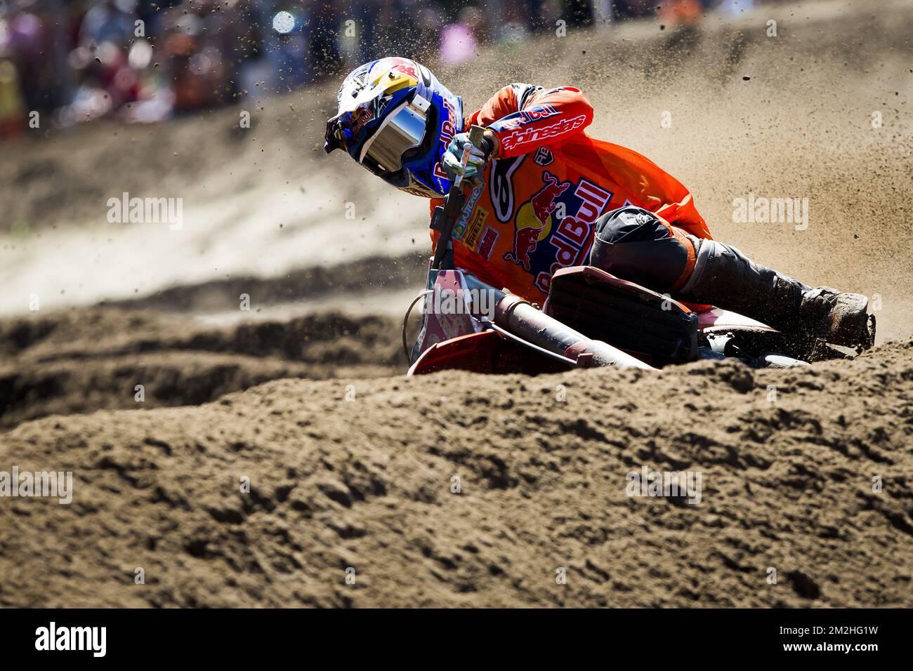 Dutch Jeffrey Herlings pictured in action during the motocross MXGP ...