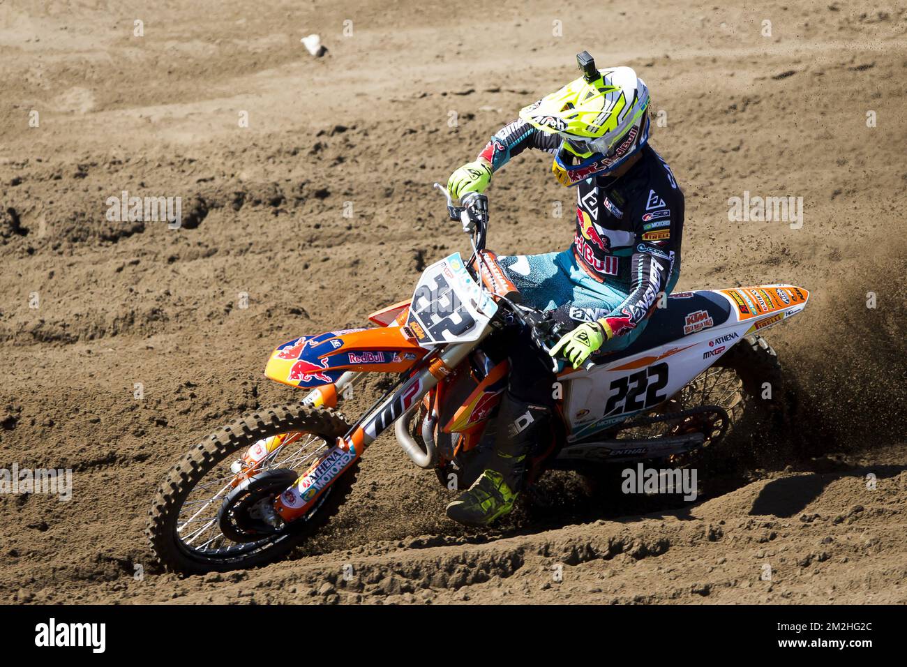 Italian Antonio Cairoli pictured in action during the motocross MXGP ...