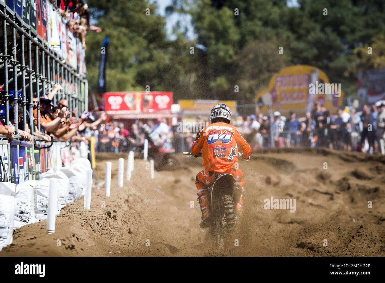 Dutch Jeffrey Herlings pictured in action during the motocross MXGP ...