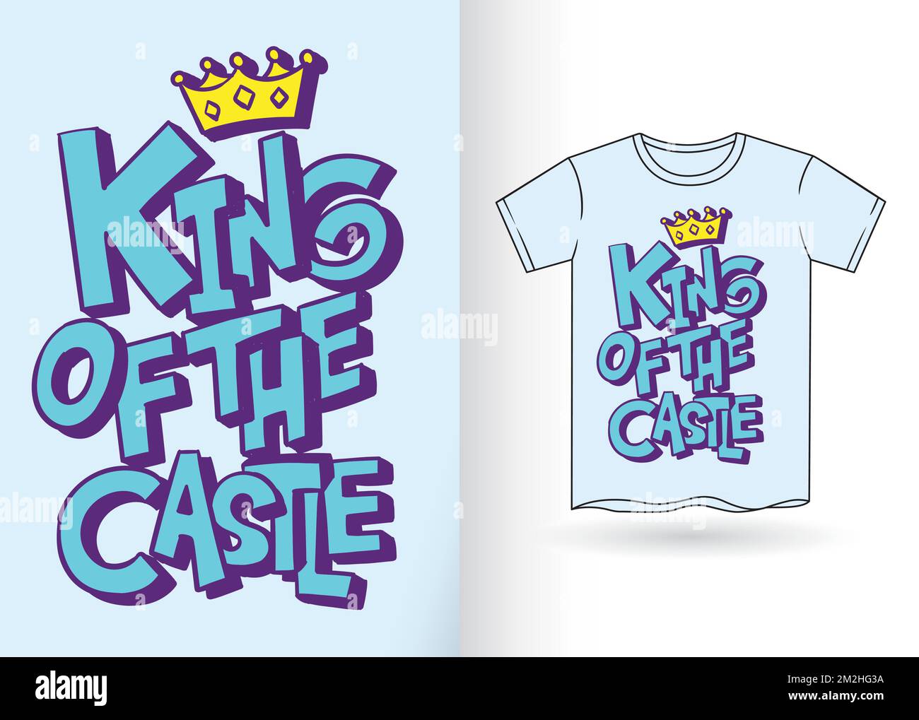 Cartoon typography slogan for t shirt with template Stock Vector Image ...