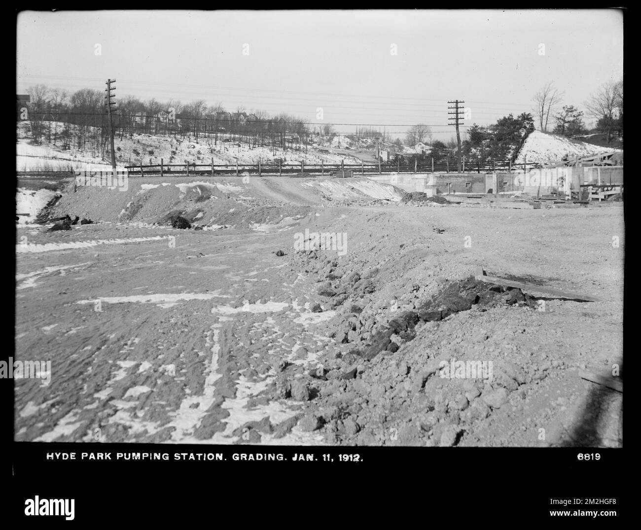 Distribution Department, Hyde Park Pumping Station, grading, Hyde Park ...