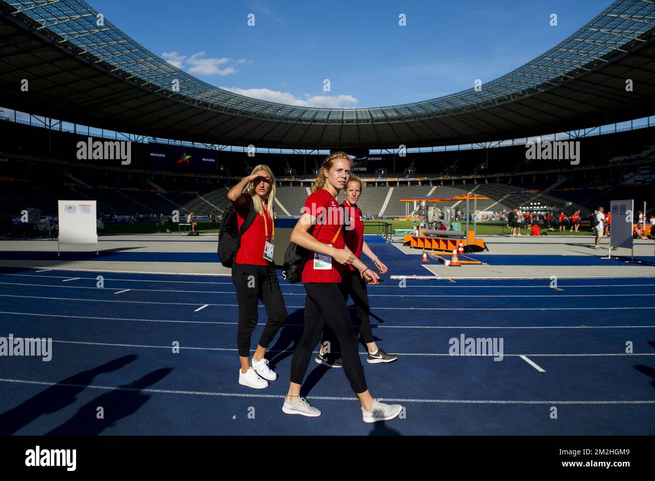 Hanne Claes, Belgian athlete Margo Van Puyvelde and Belgian athlete ...