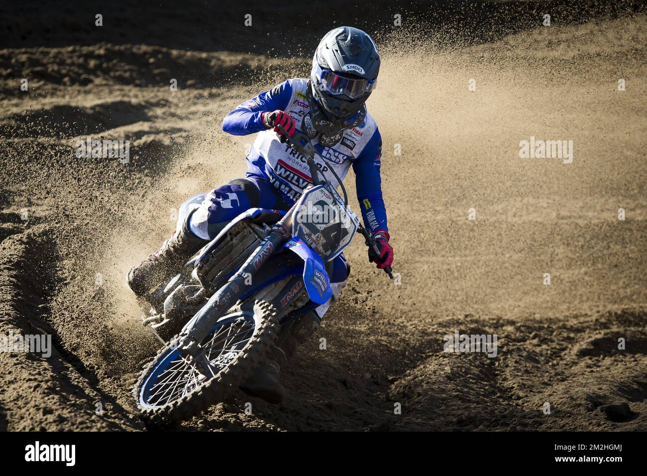 Britain's Shaun Simpson pictured in action during the motocross MXGP ...