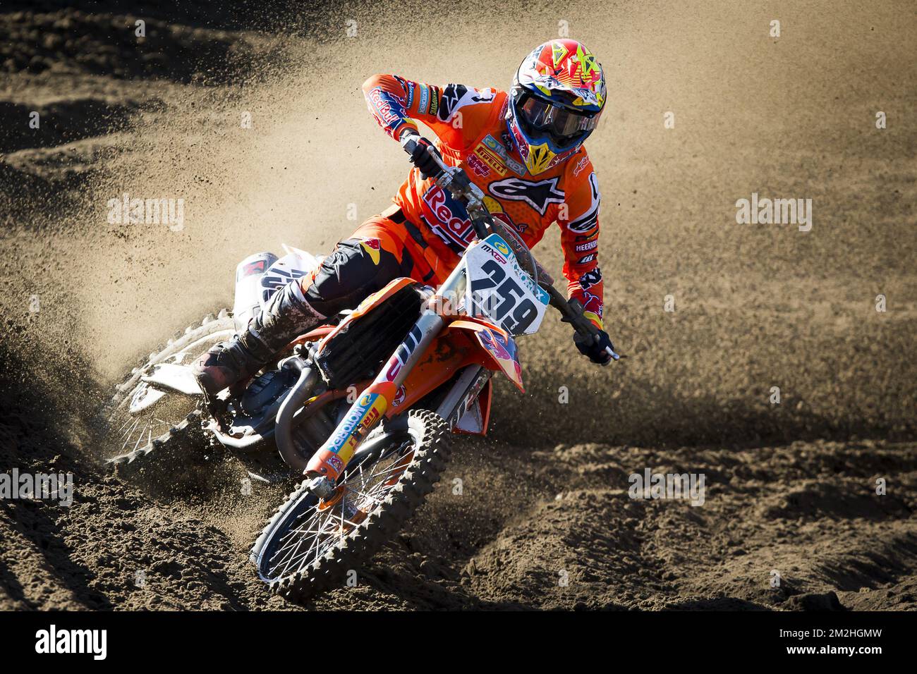 Dutch Glenn Coldenhoff pictured in action during the motocross MXGP ...