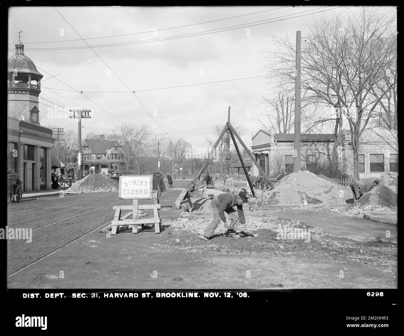 Distribution Department, Low Service Pipe Lines, 48-inch pipe, Section ...