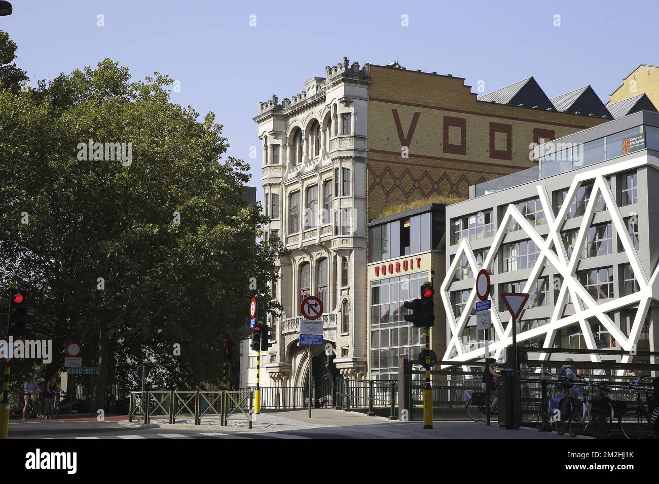 Illustration picture shows the Vooruit concert hall in Ghent, Tuesday ...