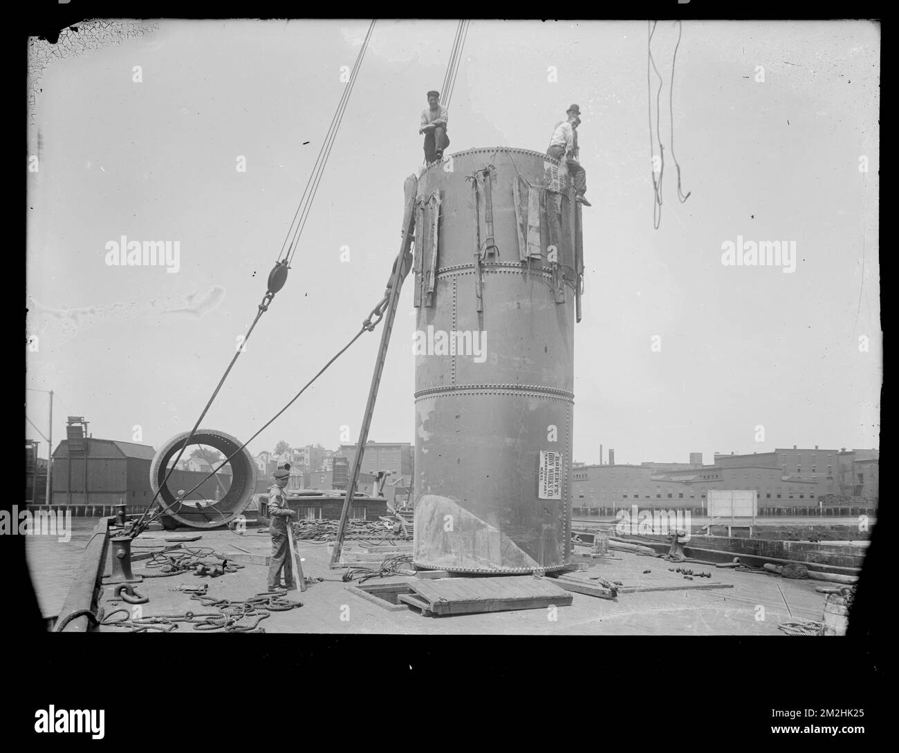 Distribution Department, Low Service Pipe Lines, Chelsea Creek Tunnel ...
