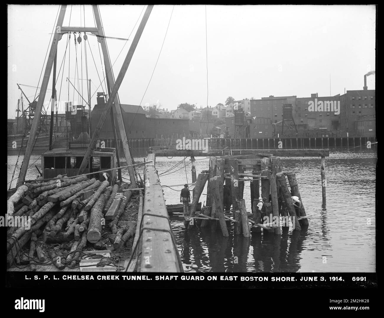 Distribution Department, Low Service Pipe Lines, Chelsea Creek Tunnel ...
