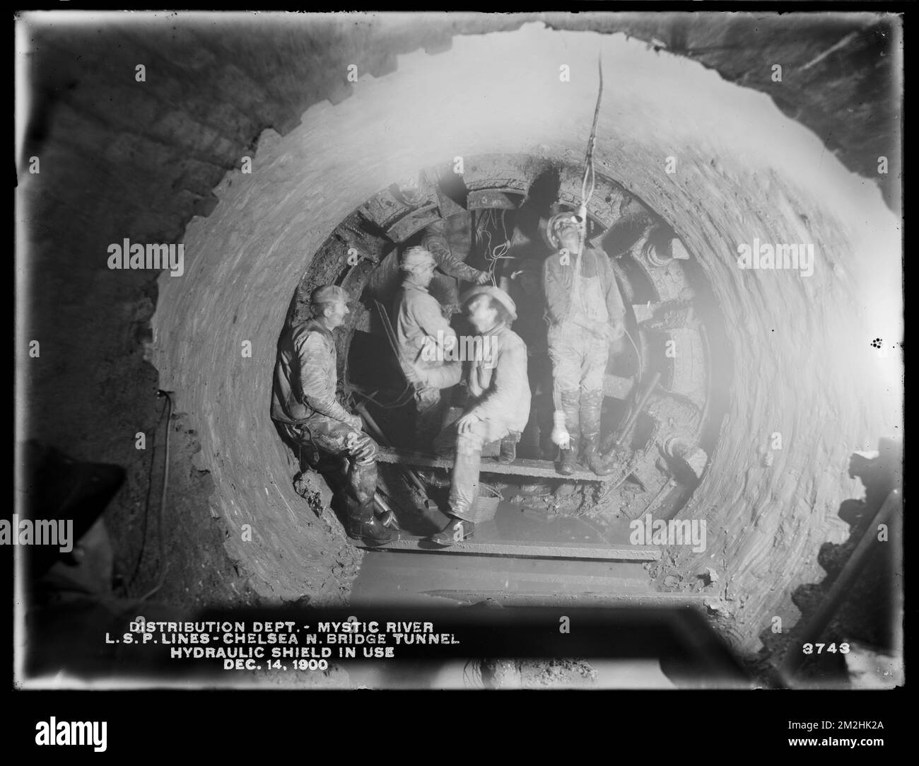 Distribution Department, Low Service Pipe Lines, Chelsea North Bridge ...