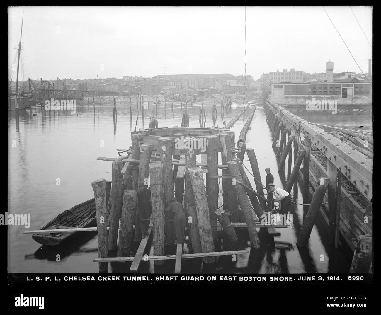 Distribution Department, Low Service Pipe Lines, Chelsea Creek Tunnel ...