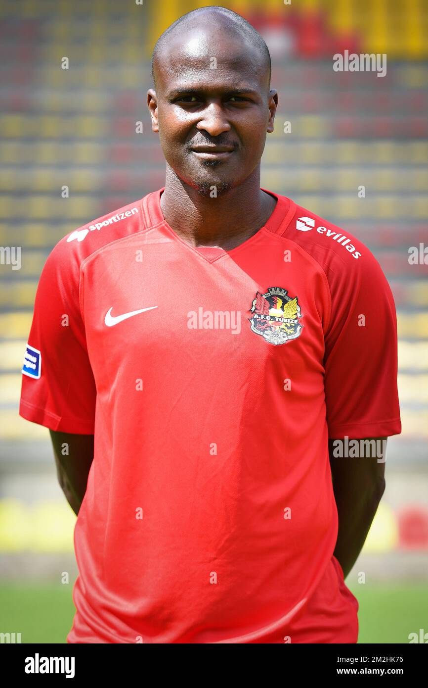 Tubize's Ba Ibrahima pictured during the 2018-2019 season photo shoot ...