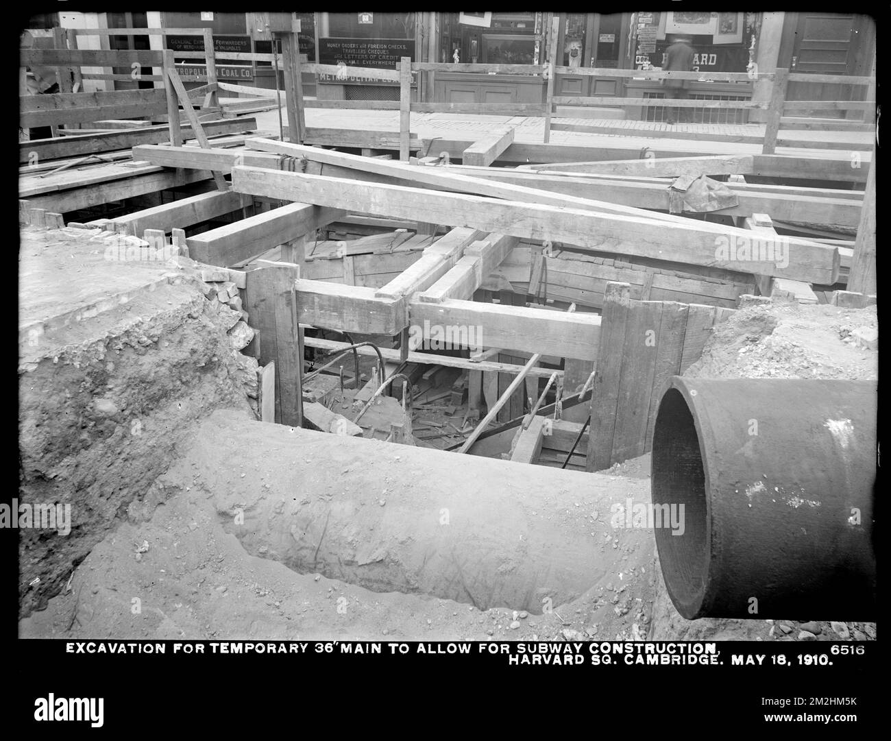 Subway construction Black and White Stock Photos & Images - Alamy