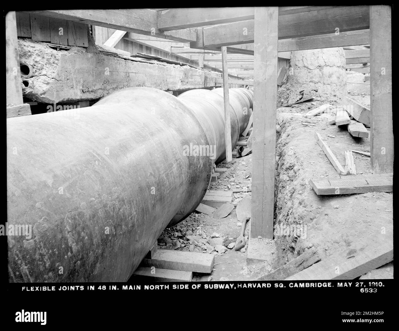 Distribution Department, Low Service Pipe Lines, flexible joints in 48 ...