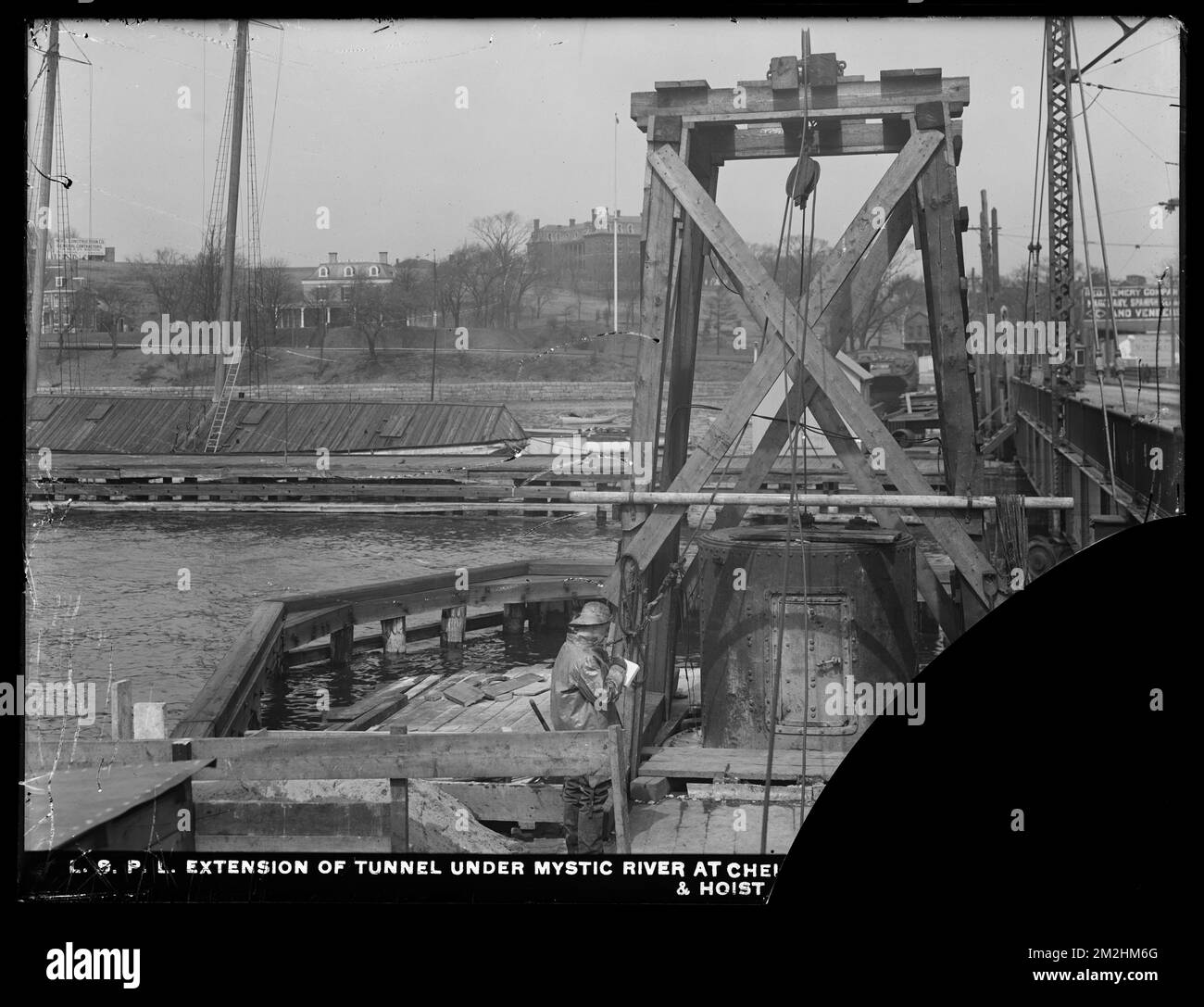 Distribution Department, Low Service Pipe Lines, extension of tunnel ...