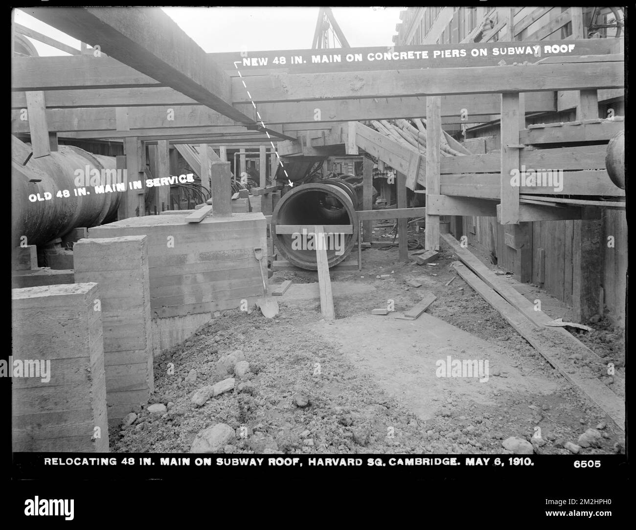 Distribution Department, Low Service Pipe Lines, relocating 48-inch ...