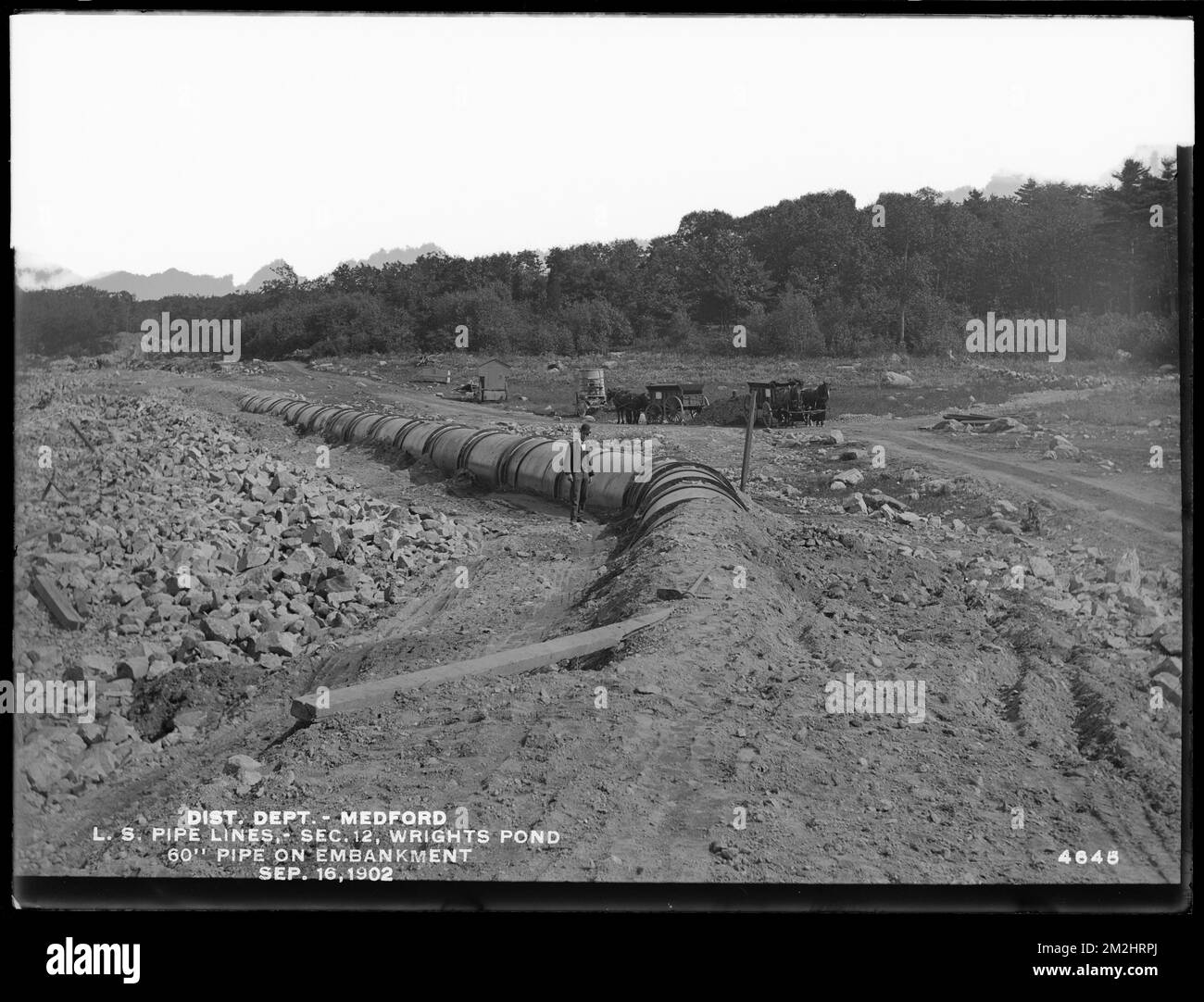 Distribution Department, Low Service Pipe Lines, Section 12, Wright's ...