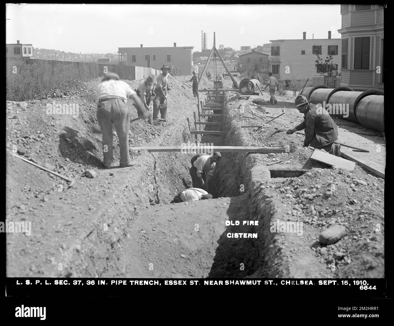 Distribution Department, Low Service Pipe Lines, Section 37, 36-inch ...