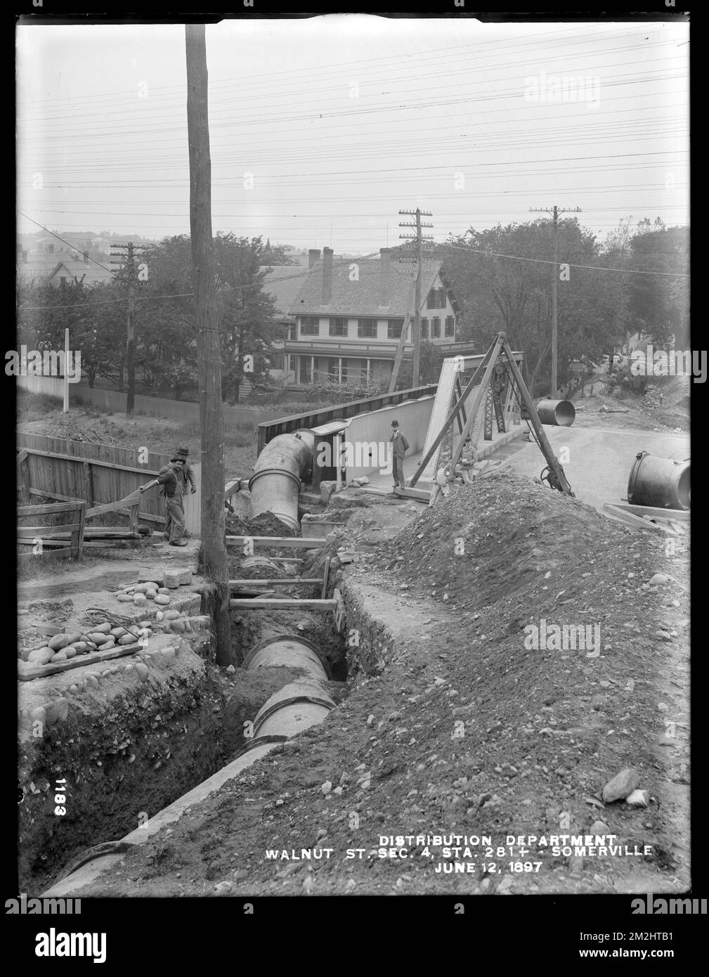 Railroad bridge 1897 hi-res stock photography and images - Alamy