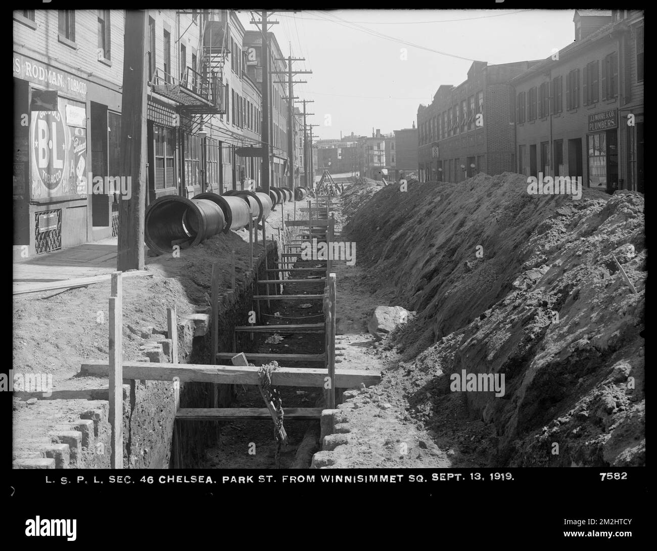 Distribution Department, Low Service Pipe Lines, Section 46, Park ...