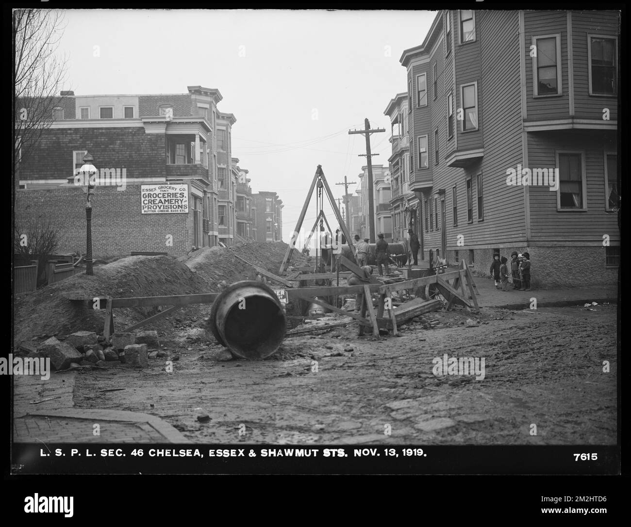 Distribution Department, Low Service Pipe Lines, Section 46, Essex and ...