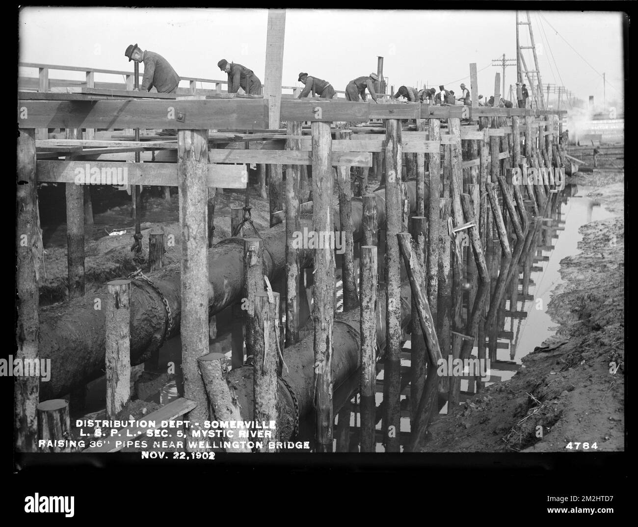 Distribution Department, Low Service Pipe Lines, Section 5, Mystic ...