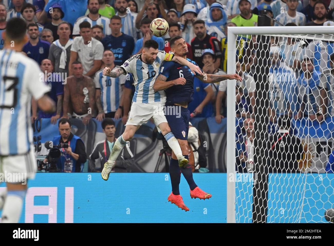 Lionel MESSI (ARG), action, duels versus Dejan LOVREN (CRO), header ...