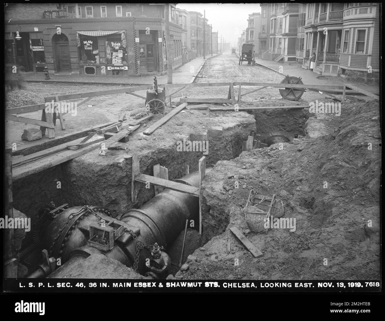 Distribution Department, Low Service Pipe Lines, Section 46, 36-inch ...