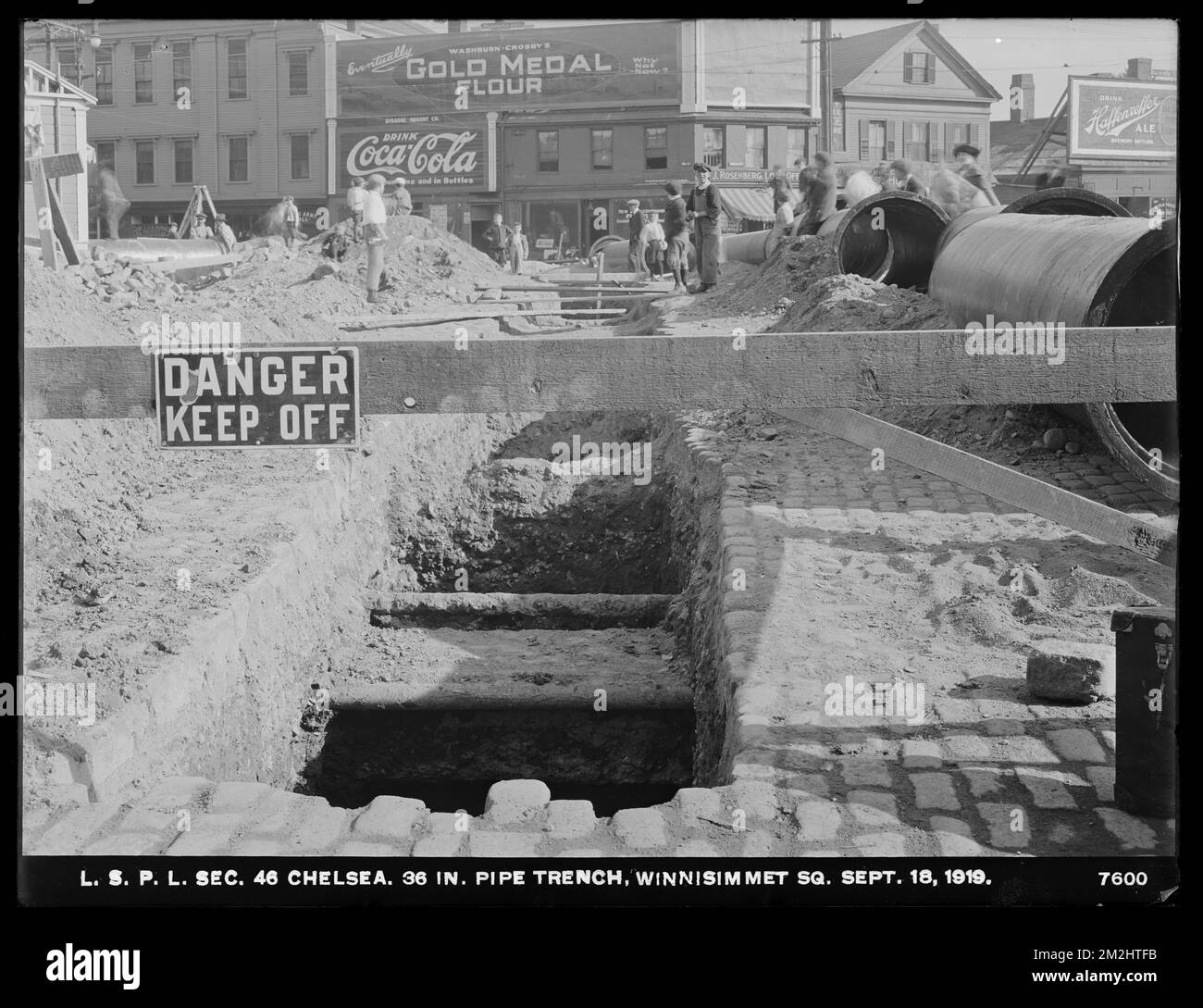 Distribution Department, Low Service Pipe Lines, Section 46, 36-inch ...