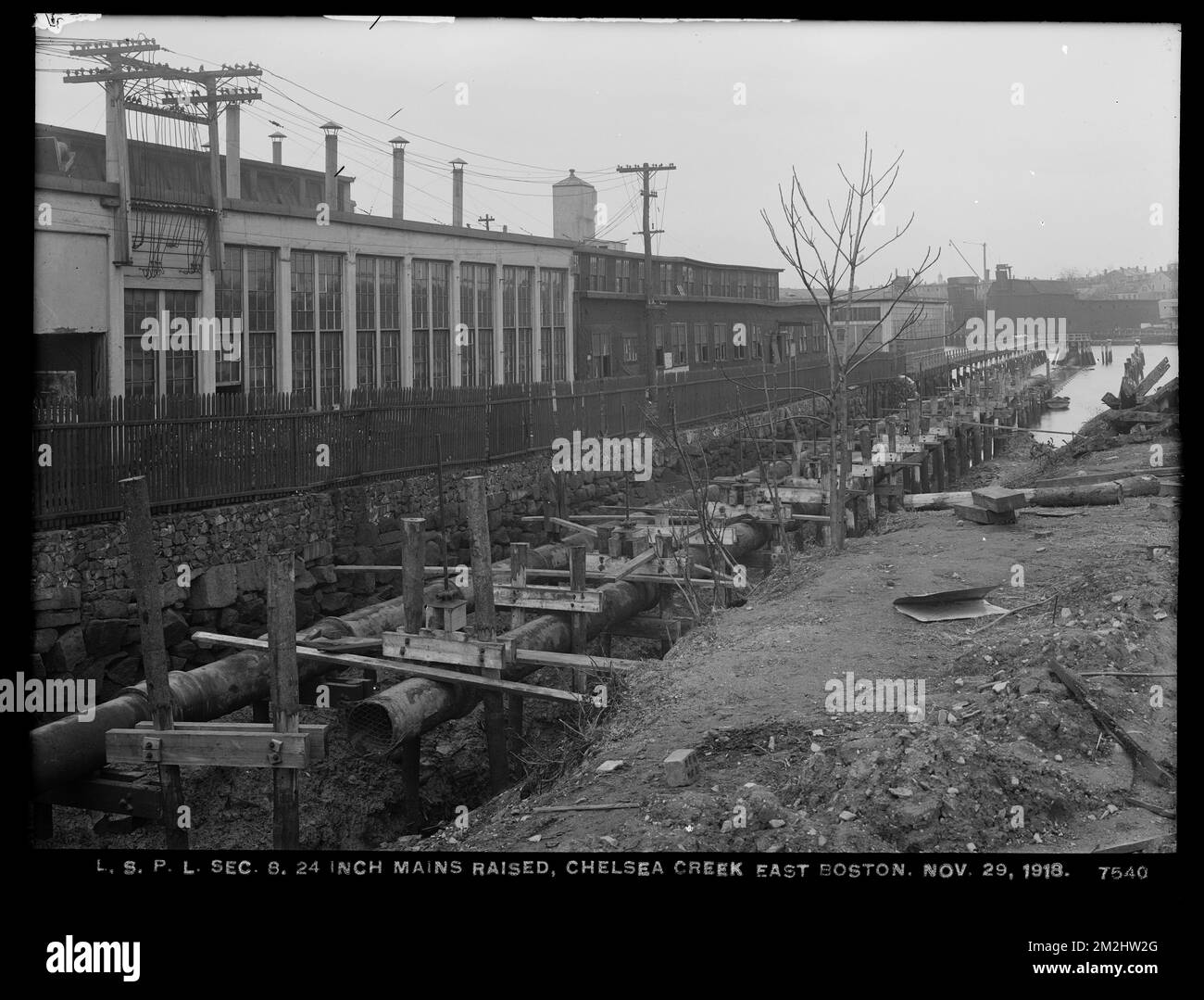 Distribution Department, Low Service Pipe Lines, Section 8, 24-inch ...