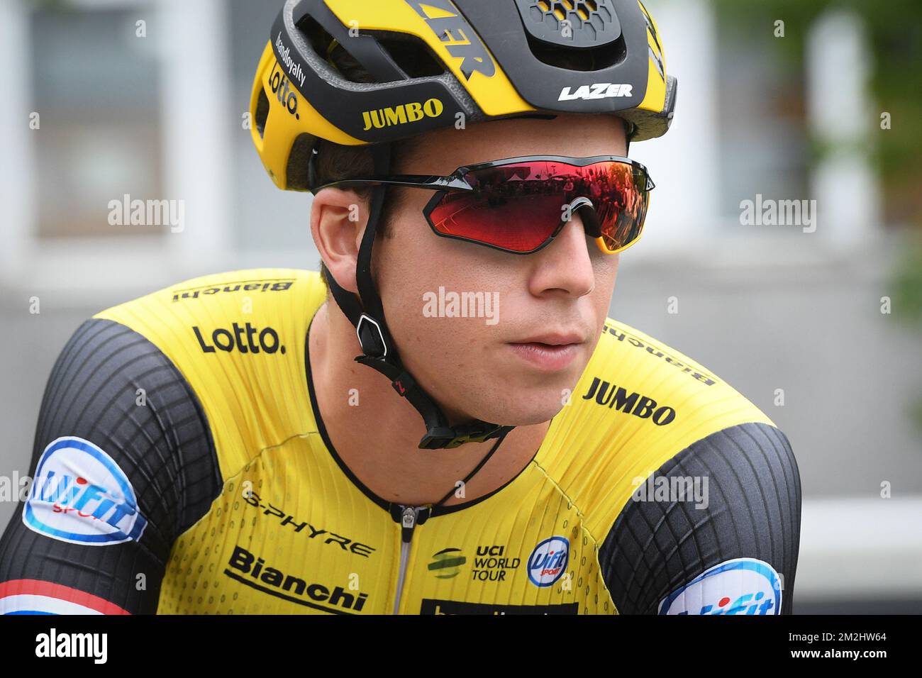 Dutch Dylan Groenewegen of Team LottoNL-Jumbo pictured at the start of ...