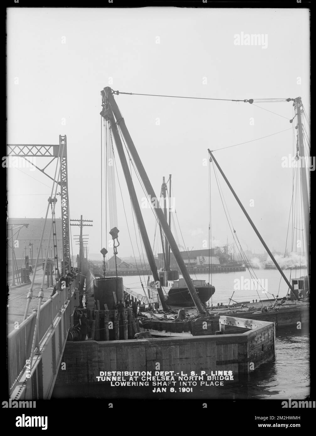 Service shaft construction Black and White Stock Photos & Images - Alamy