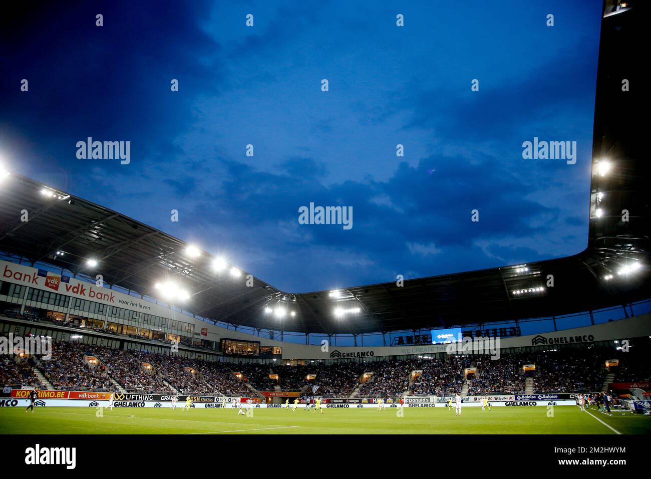 Illustration picture shows a soccer game between Belgian club KAA Gent ...