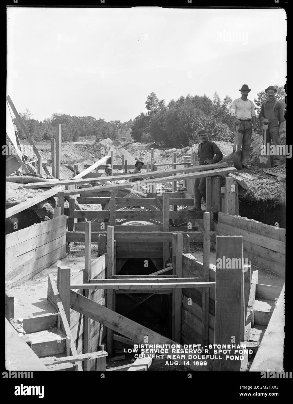 Distribution Department, Low Service Spot Pond Reservoir, culvert on ...