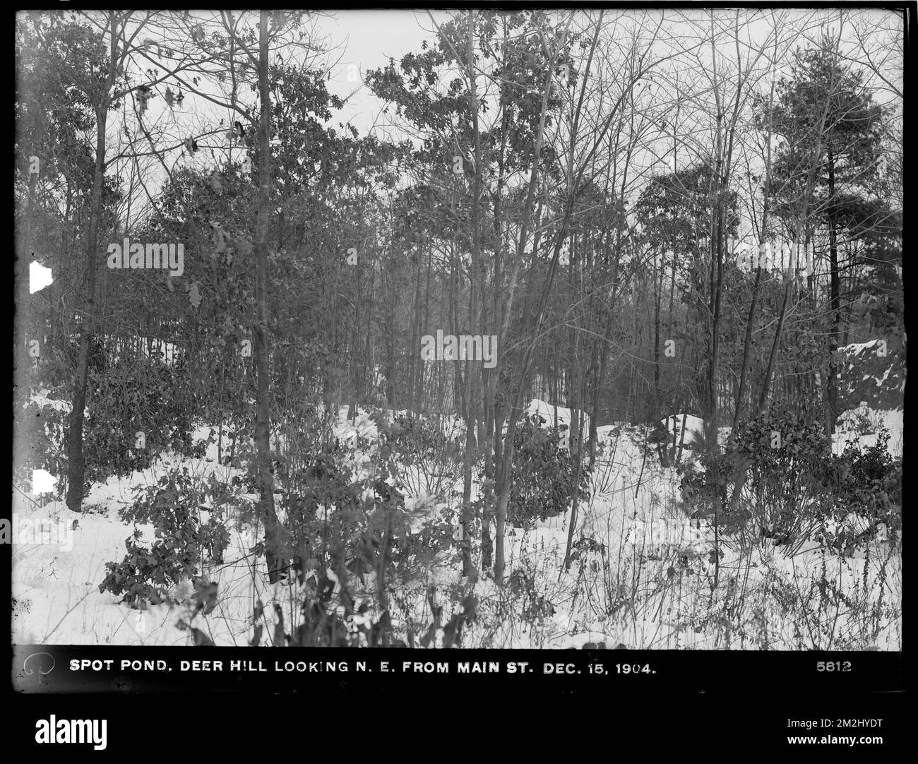Distribution Department, Low Service Spot Pond Reservoir, Deer Hill ...