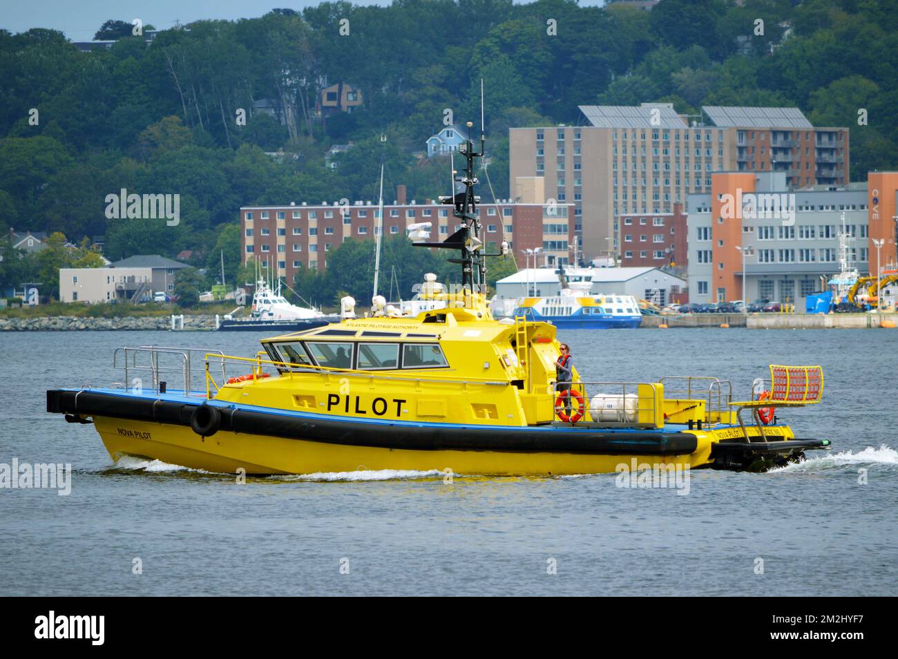 Nova Pilot (c, a pilot boat of the Atlantic Pilotage Authority ...