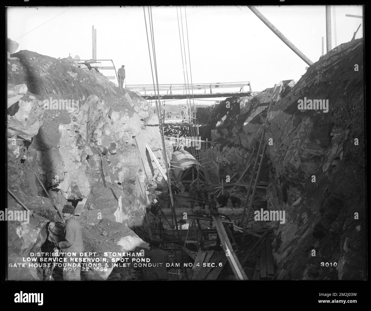 Distribution Department, Low Service Spot Pond Reservoir, Gatehouse ...