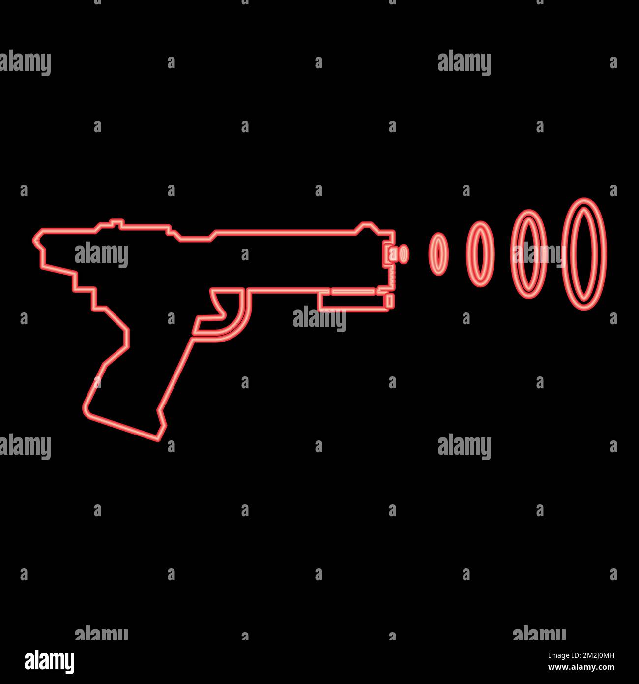 Neon space Blaster Children's Toy Futuristic gun Space gun shooting ...