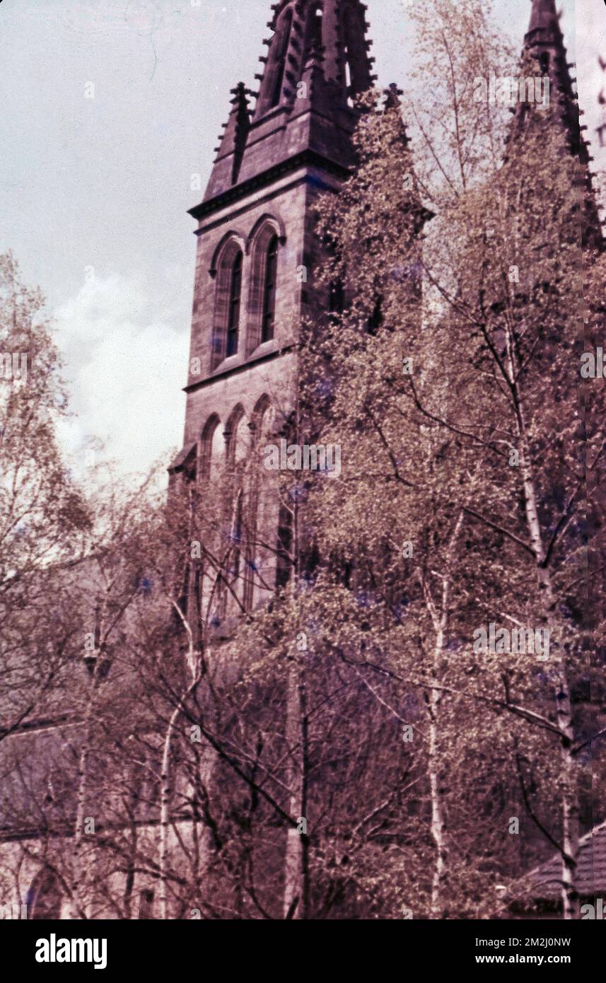 View of St. Peter's and Paul's Church, Prague, Czech Republic, 1960s ...