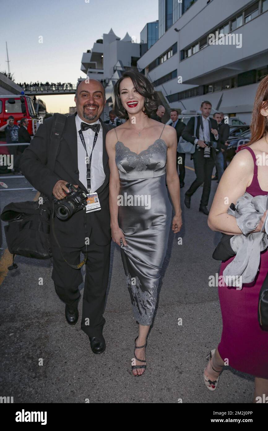 Asia Argento at a Festive event at the Cannes Film Festival in 2013 | Asia Argento à un ...