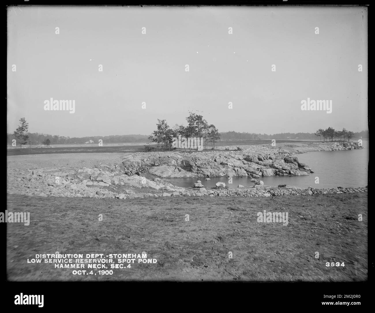 Distribution Department, Low Service Spot Pond Reservoir, Hammer Neck ...