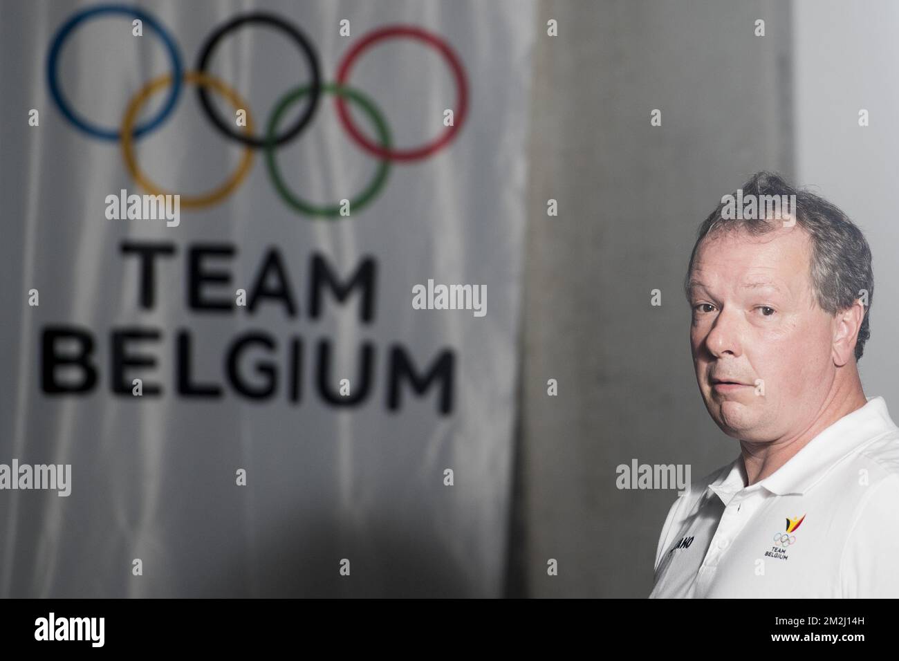 Olivier Henry pictured during a one day meeting with the Belgian team ...