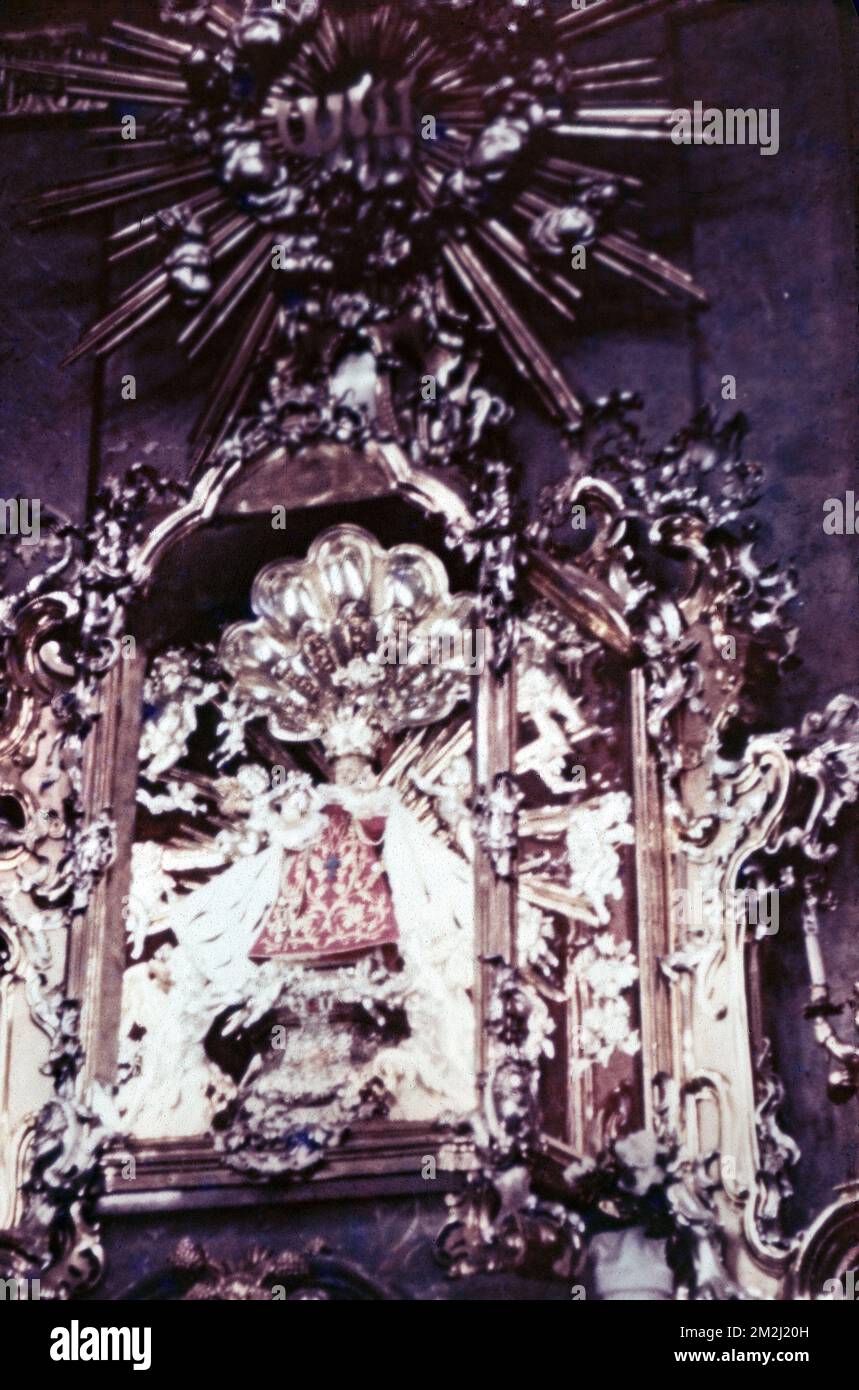 View of Infant Jesus of Prague, Czech Republic, 1960s Stock Photo - Alamy