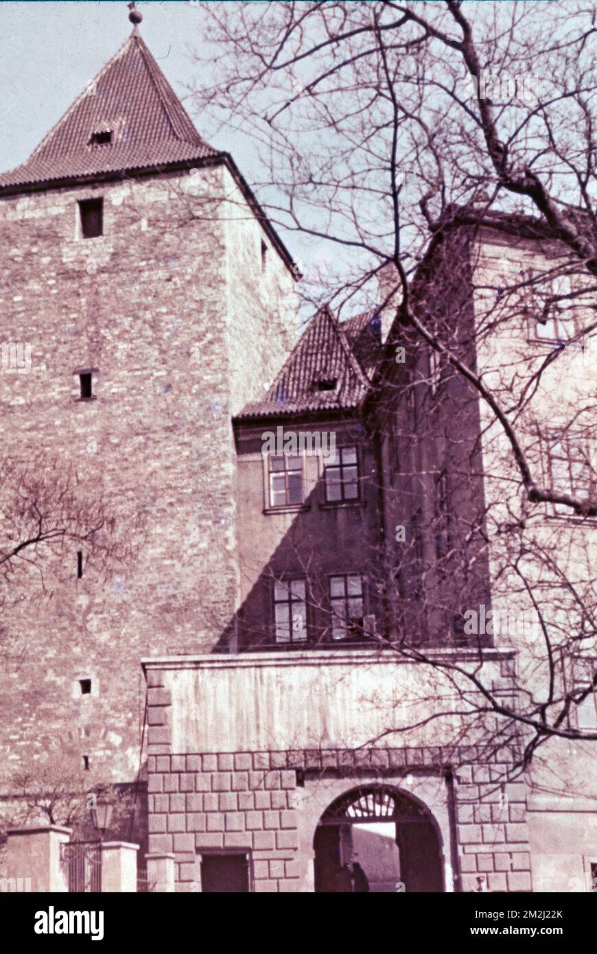 View of the Daliborka Tower at the Castle, Prague, Czech Republic ...