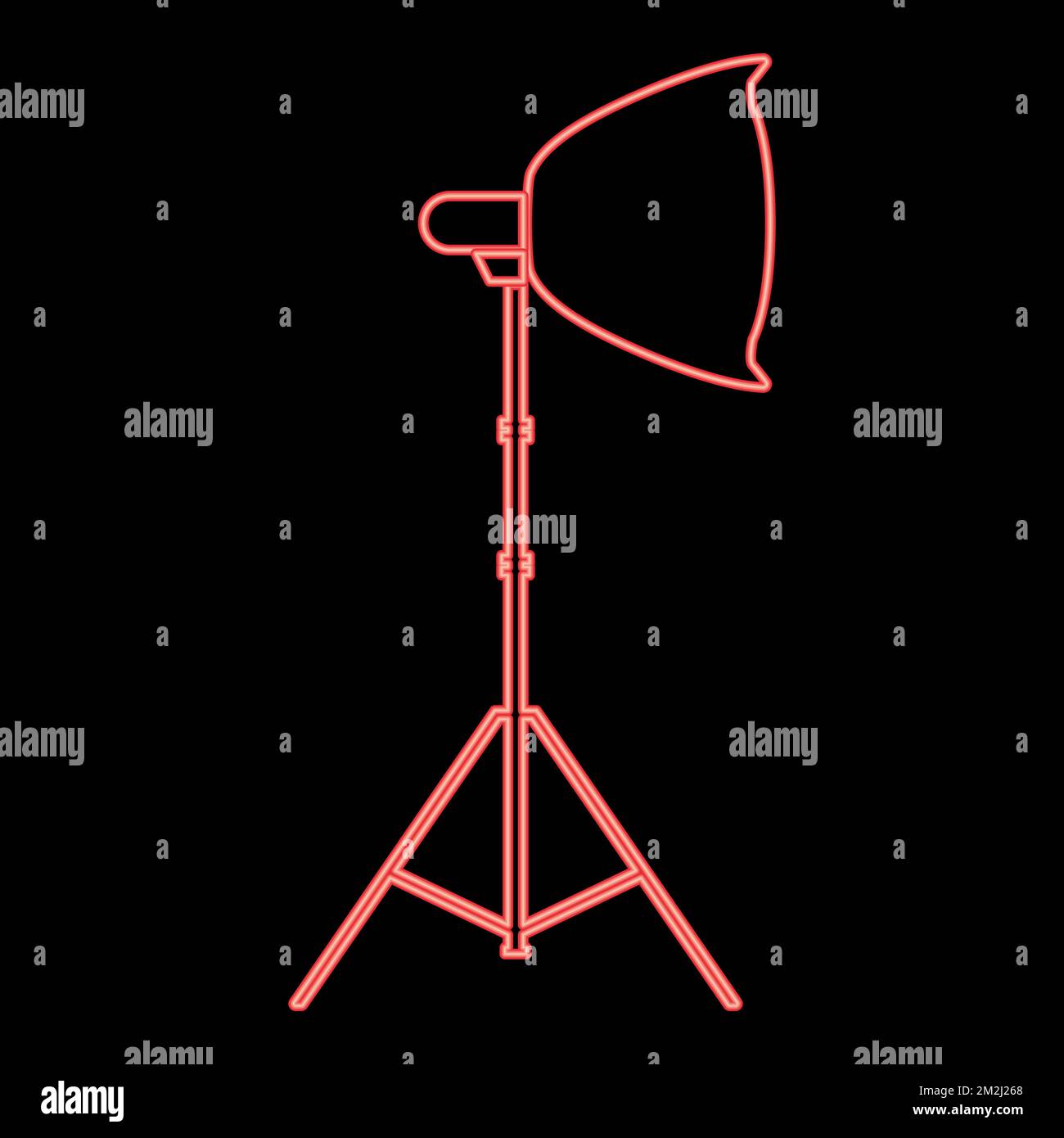 Neon spotlight on tripod Light projector Softbox on tripod Tripod light ...