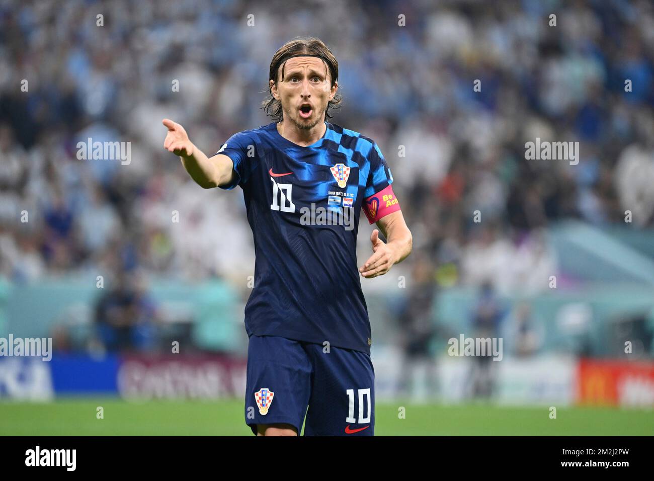 Luka MODRIC (CRO), gesture, gives instructions, action, single image ...
