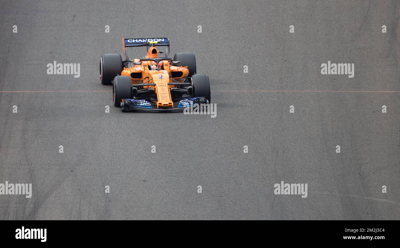 McLaren's Belgian driver Stoffel Vandoorne pictured during the free ...